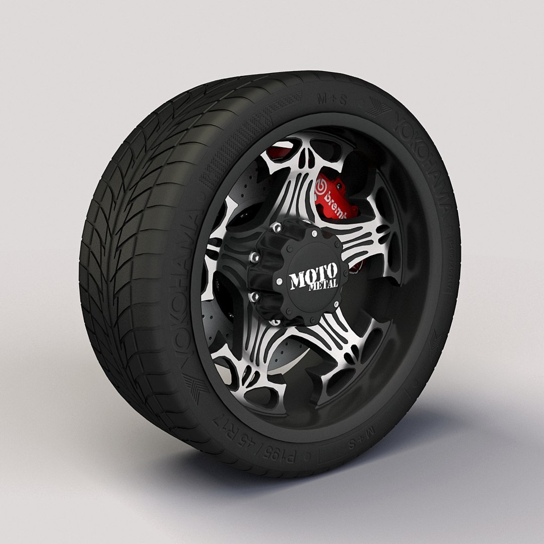 Metal 909 Skull Rim Obj