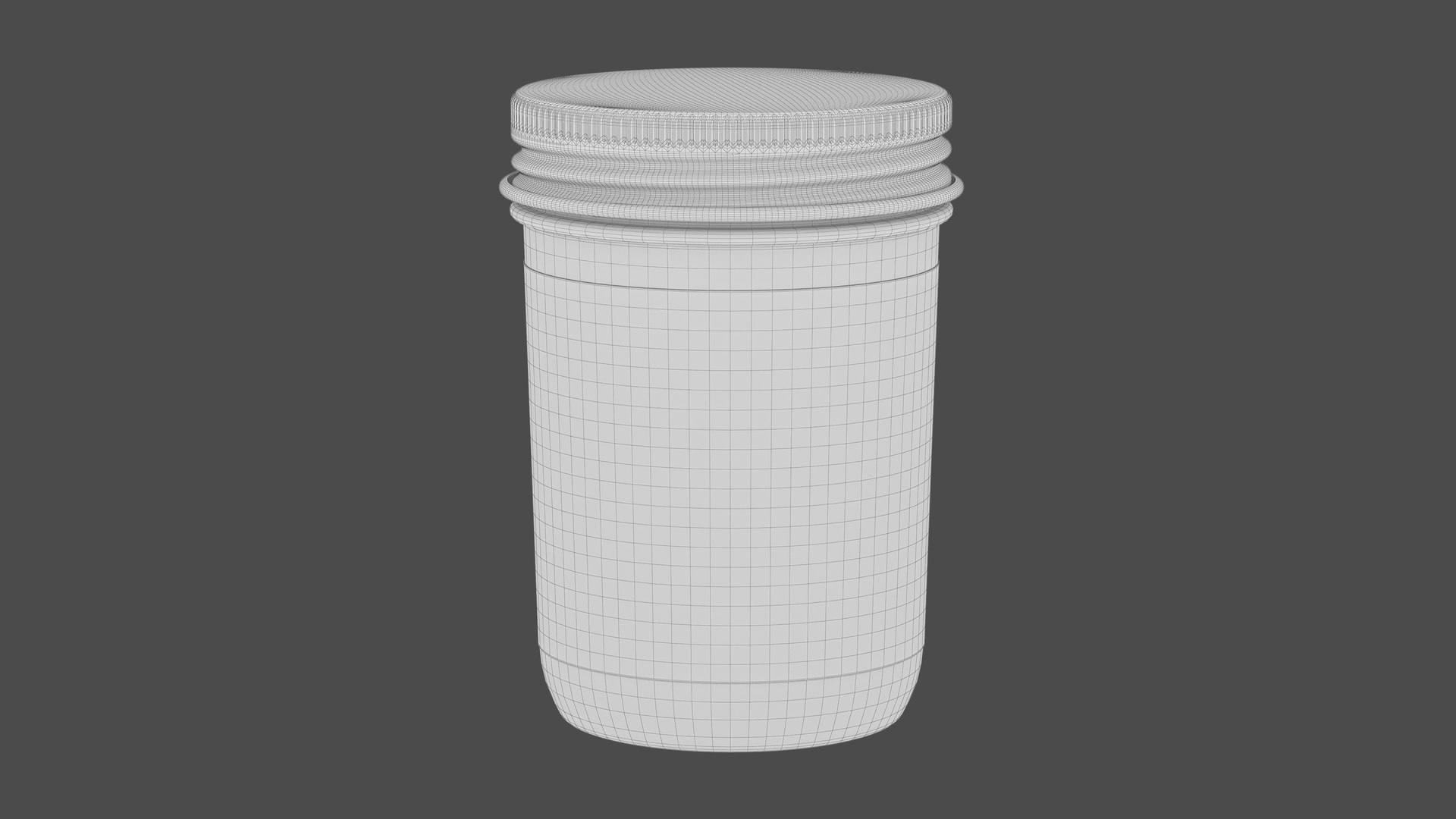 3D Model Glass Jar 250ml - TurboSquid 2248823