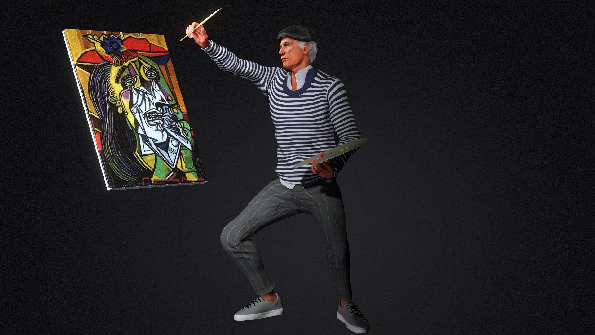 Pablo Picasso Model - TurboSquid 2079979