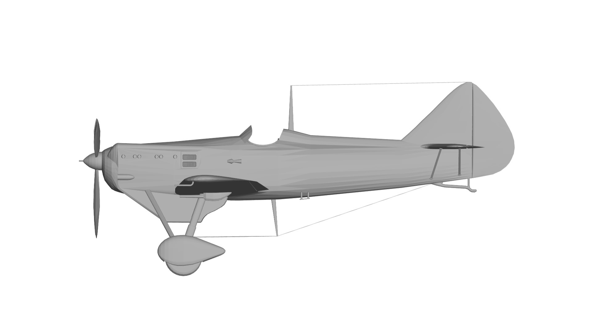 Dewoitine D 510 3D Model - TurboSquid 1986751
