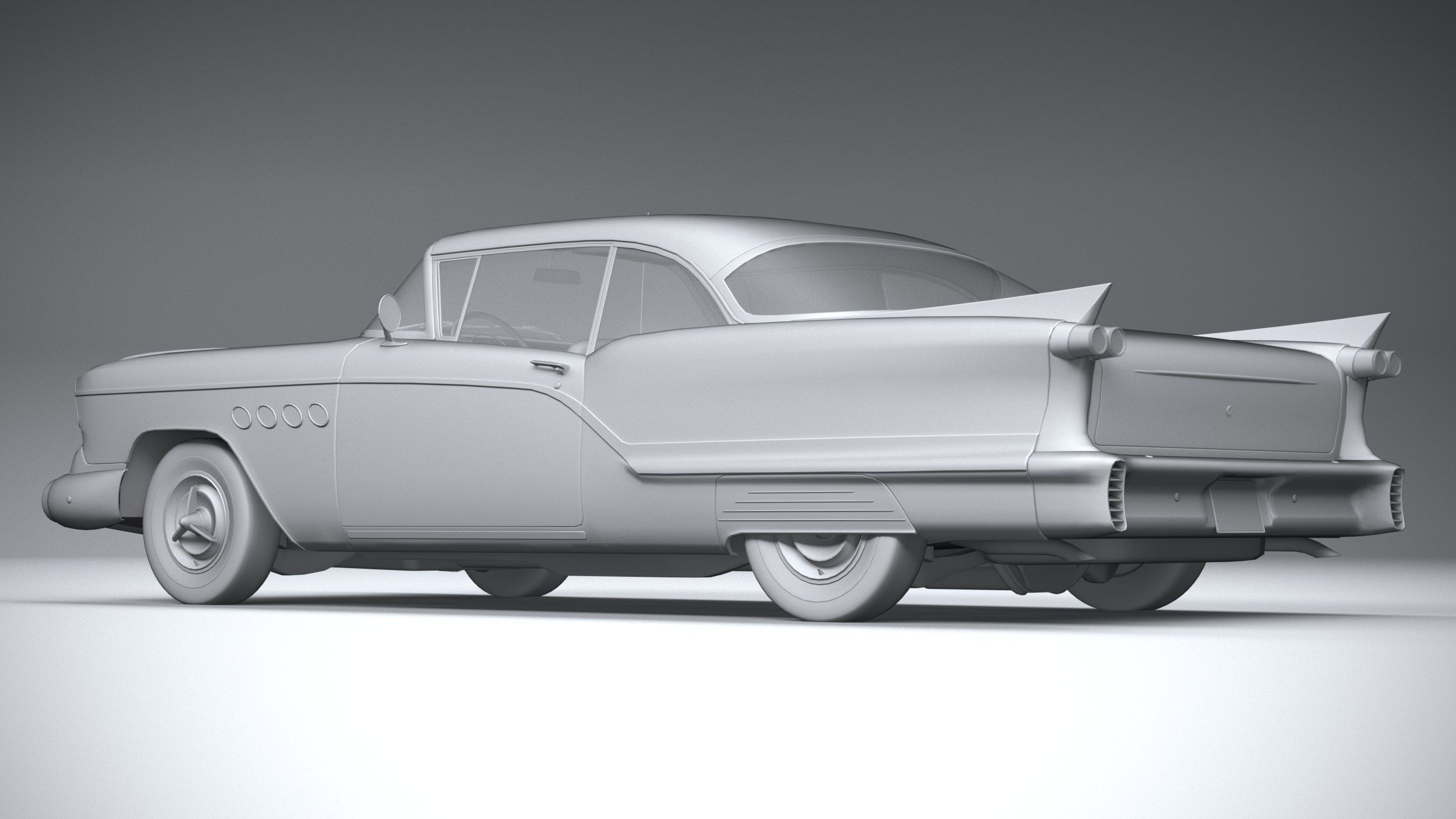 3D generic american car model - TurboSquid 1615390