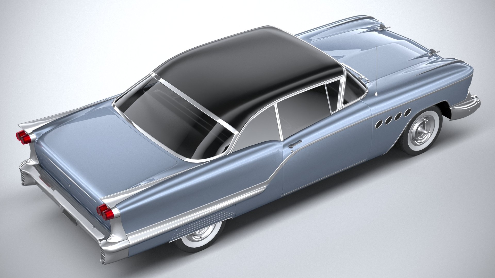 3D generic american car model - TurboSquid 1615390