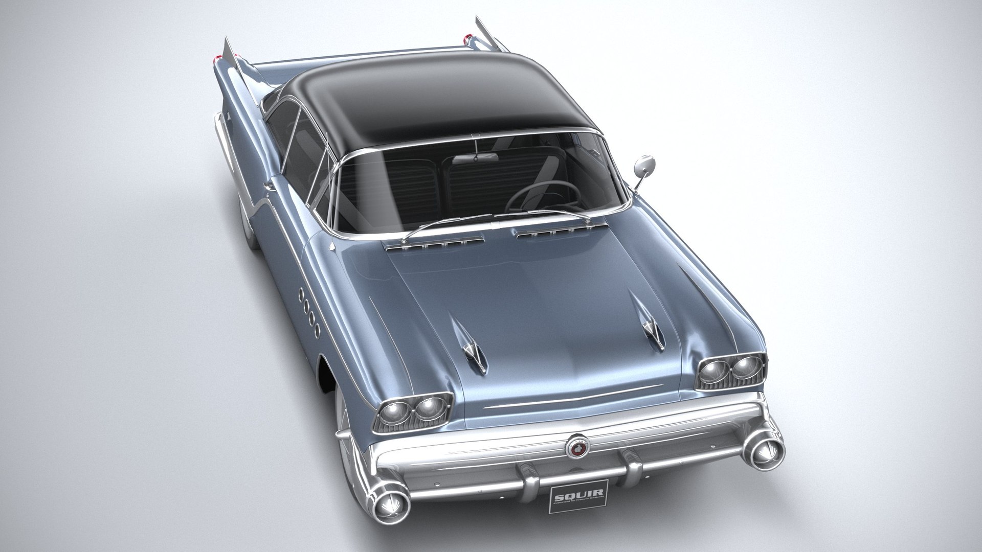 3D generic american car model - TurboSquid 1615390