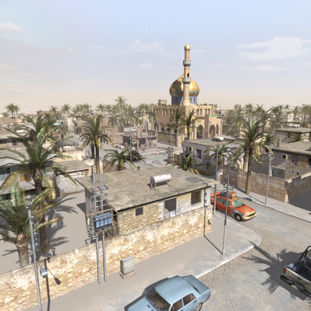 3d Arab Town-set01 Mosque Multi Model
