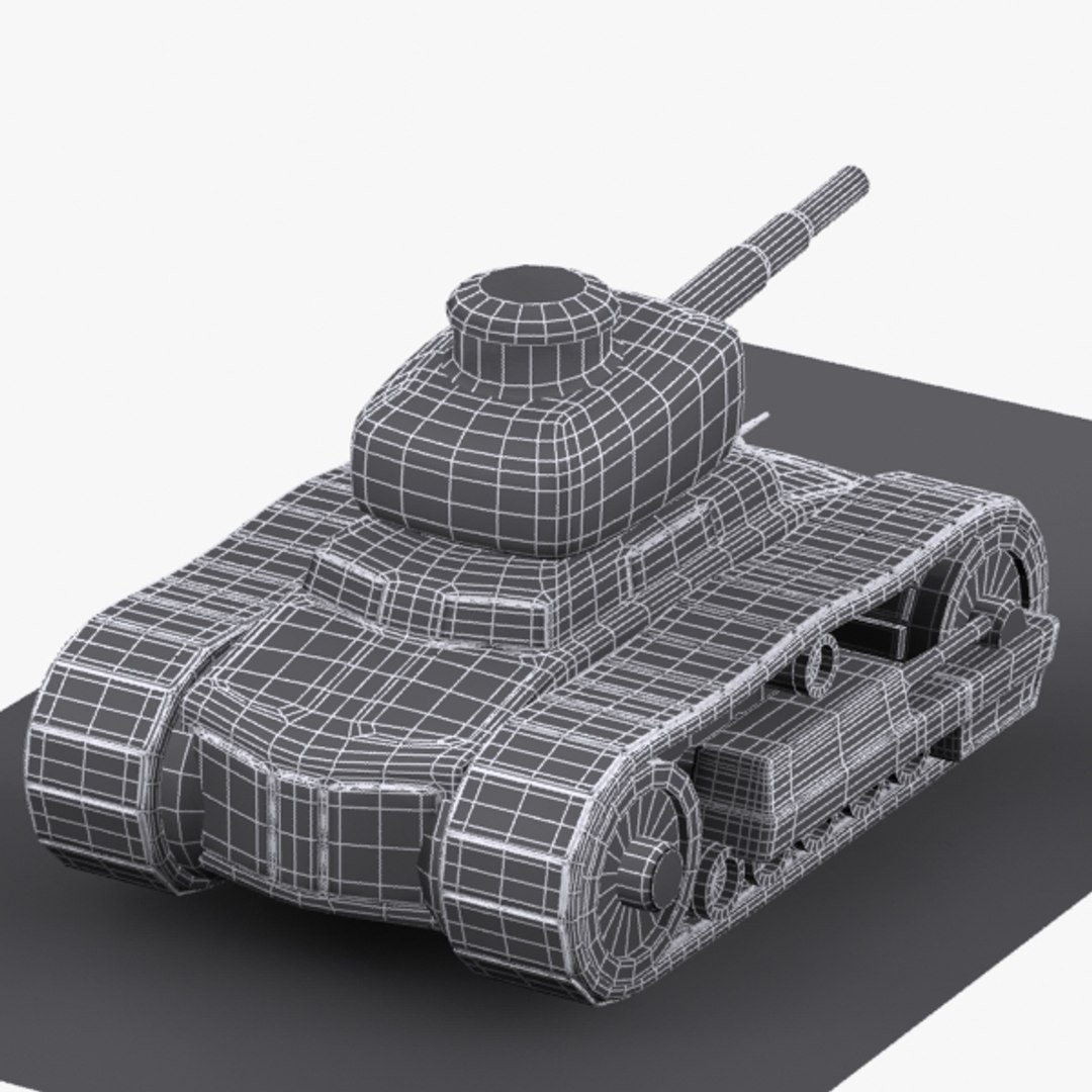 3d Cartoon Tank Toon