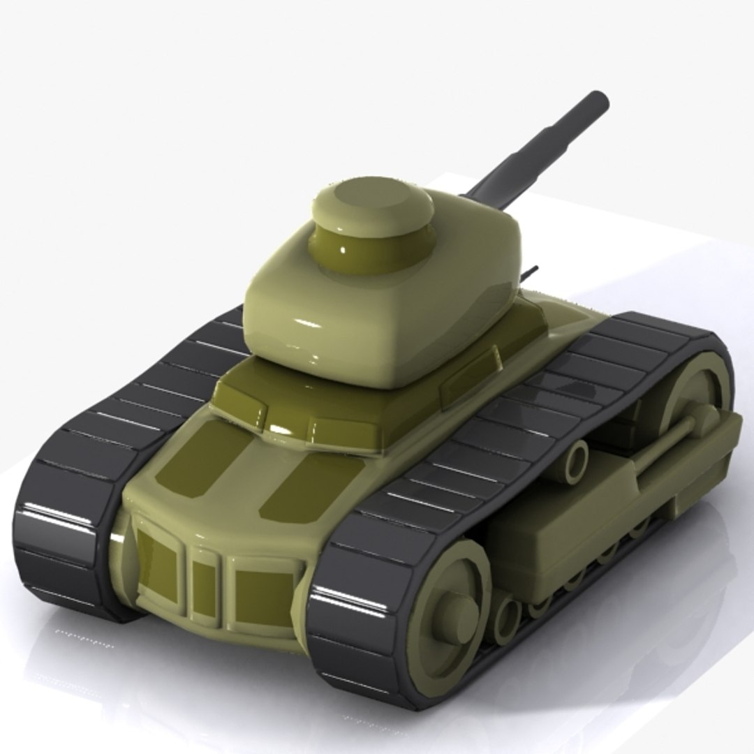 3d Cartoon Tank Toon