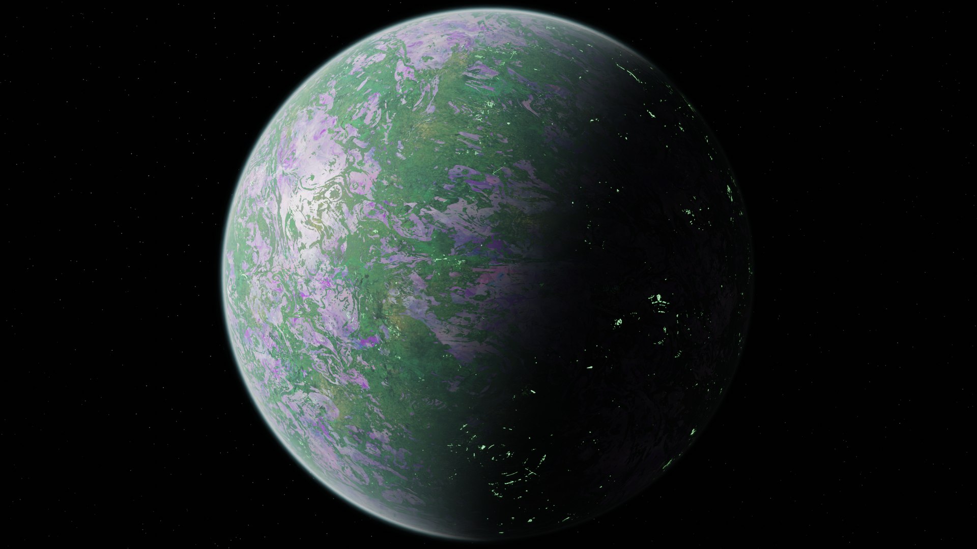 8K Alien Mystical Planet 123D模型 - TurboSquid 1931010