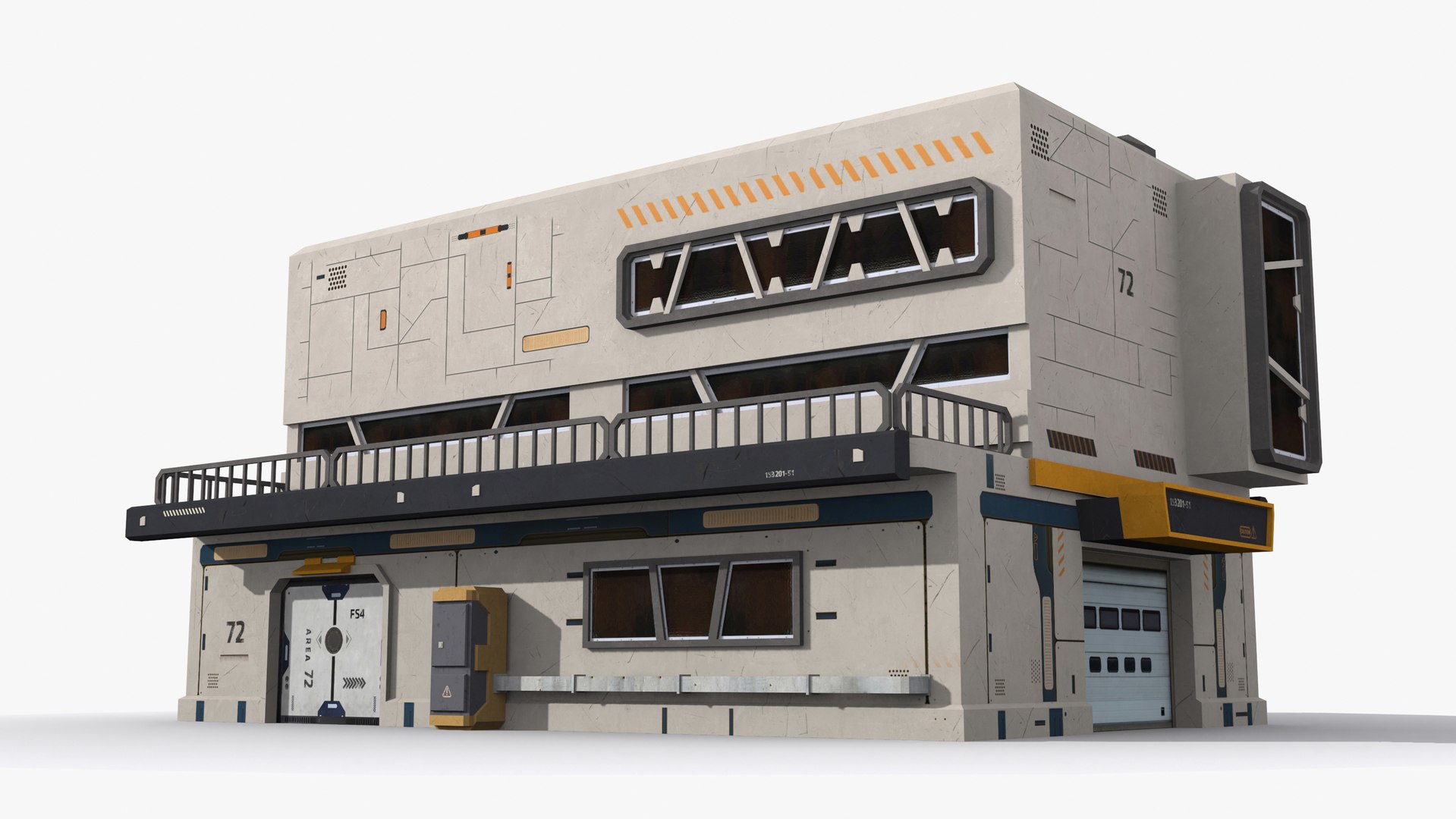 3D Sci-Fi Industrial X21 - TurboSquid 2162067