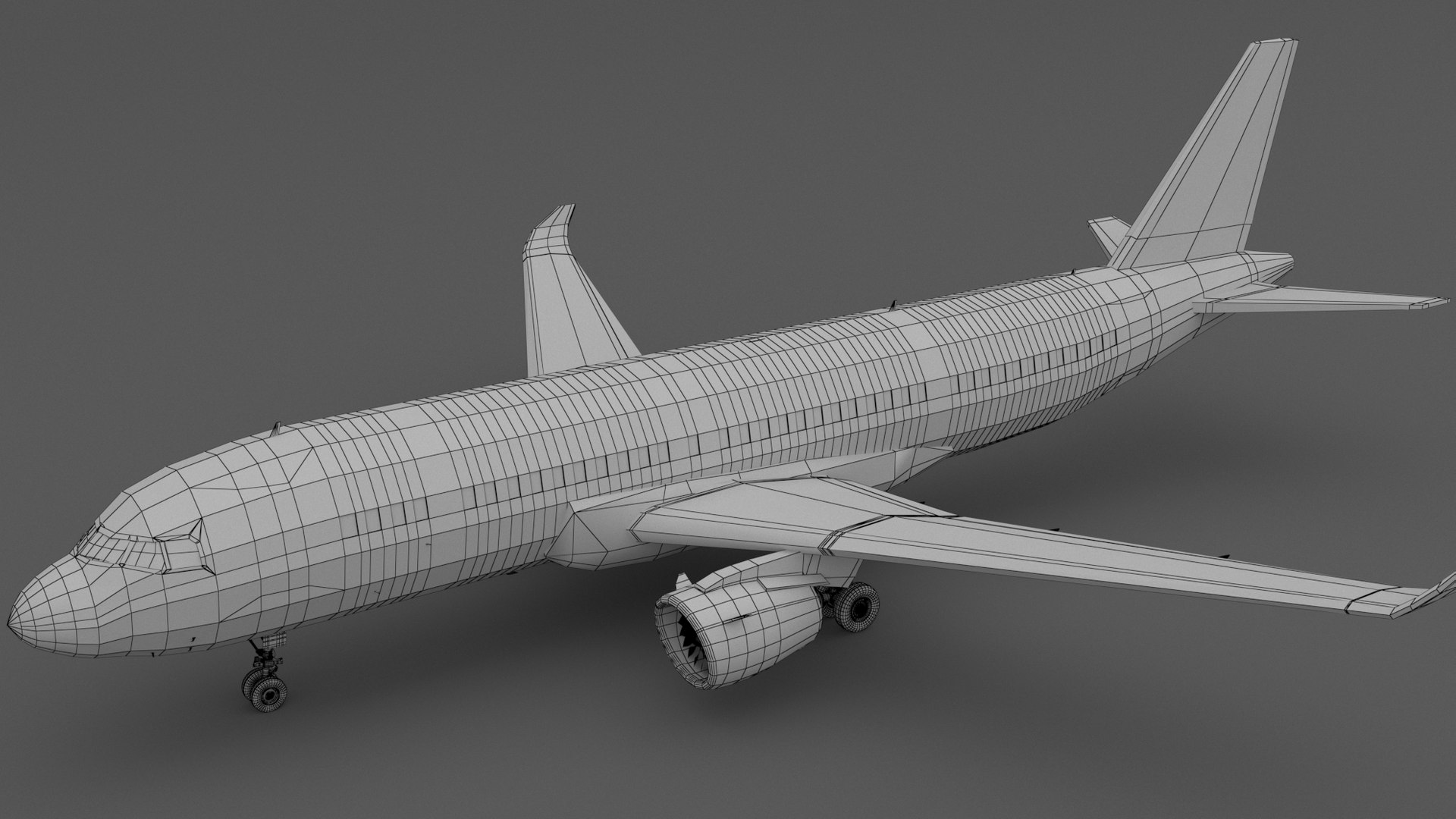3D Airbus A320 Template V2 - TurboSquid 1776093