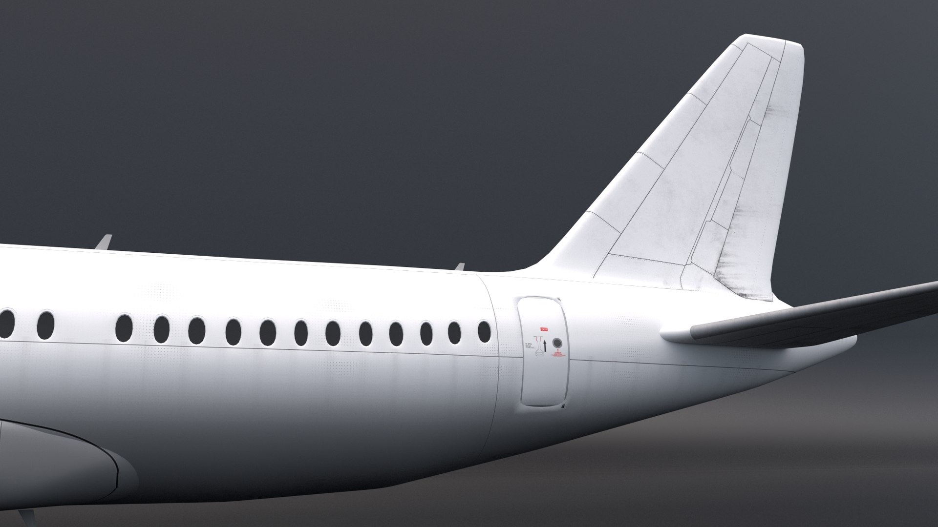 3D Airbus A320 Template V2 - TurboSquid 1776093