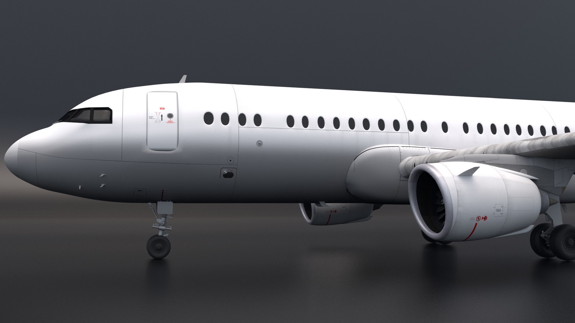 3D Airbus A320 Template V2 - TurboSquid 1776093