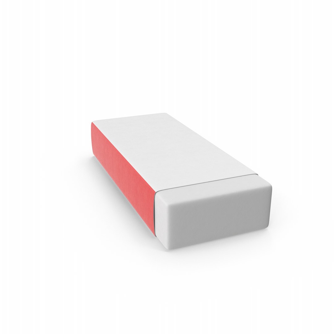 Eraser 3D Model - TurboSquid 1845477
