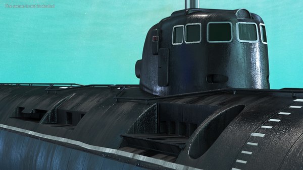 modelo 3d Submarino nuclear de aguas profundas Losharik - TurboSquid ...