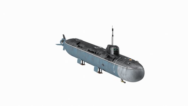 modelo 3d Submarino nuclear de aguas profundas Losharik - TurboSquid ...