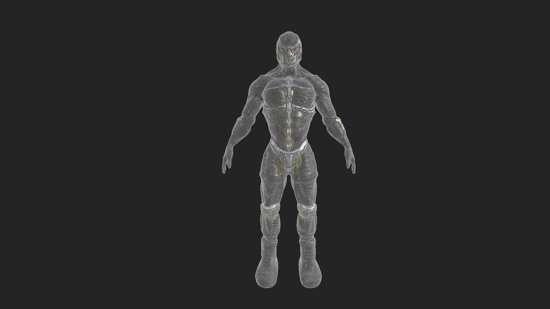 Cyborg In Nano Suit Model - TurboSquid 2152809