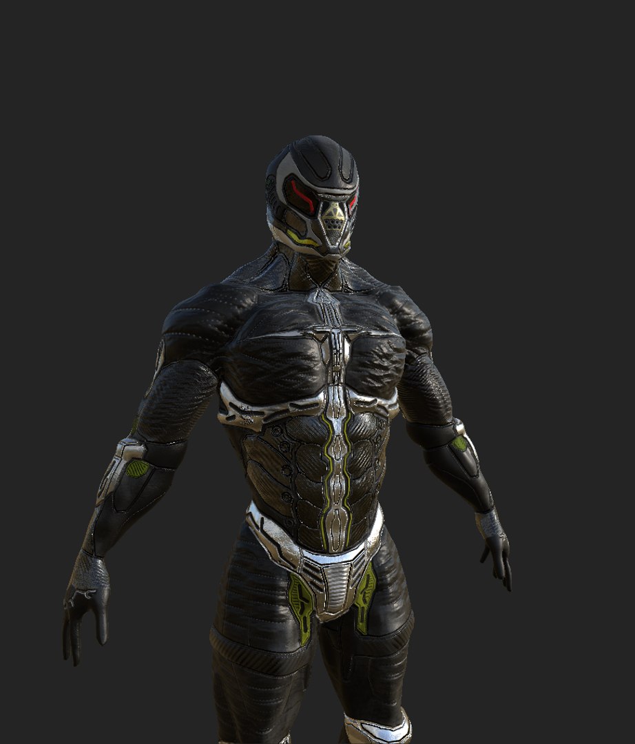 Cyborg In Nano Suit Model - TurboSquid 2152809