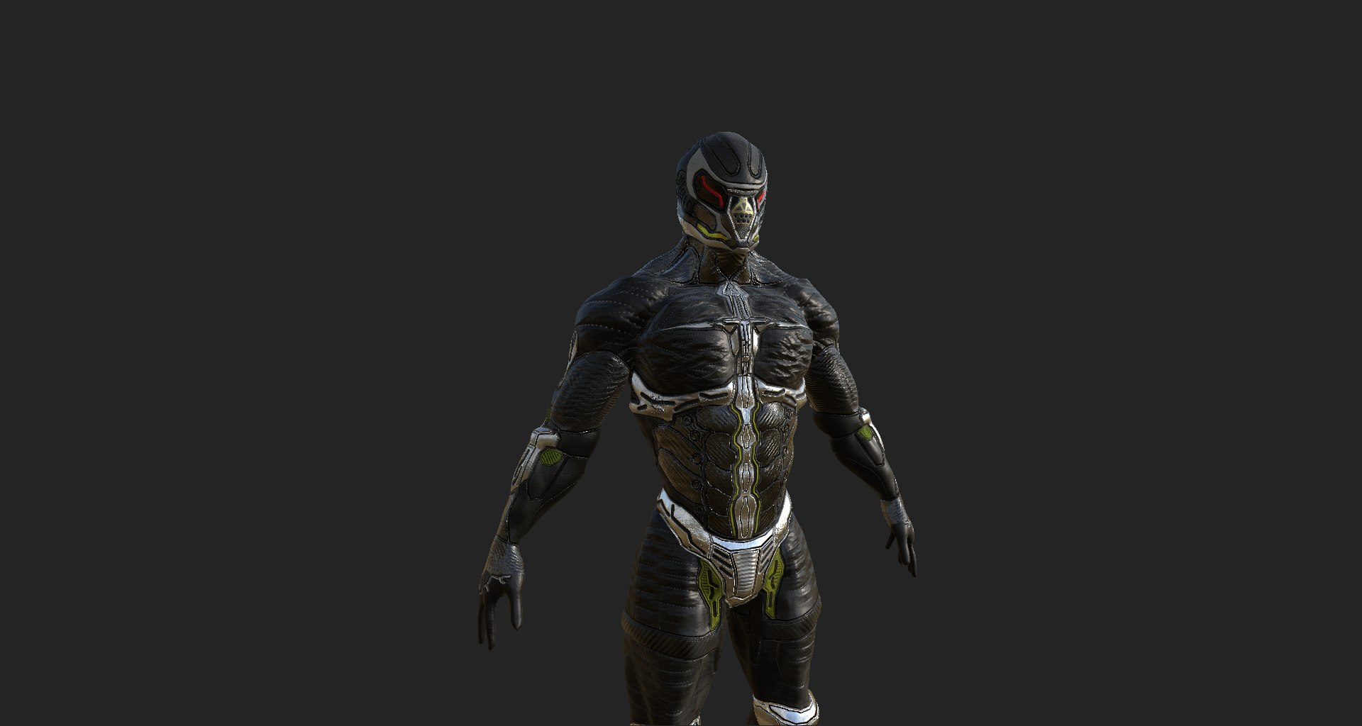Cyborg In Nano Suit Model - TurboSquid 2152809