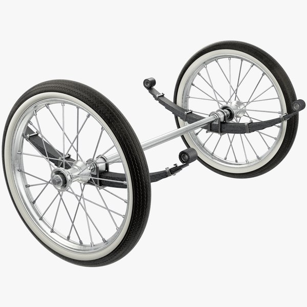 Spoked Wheels with Axis V1 3D model - TurboSquid 1859108