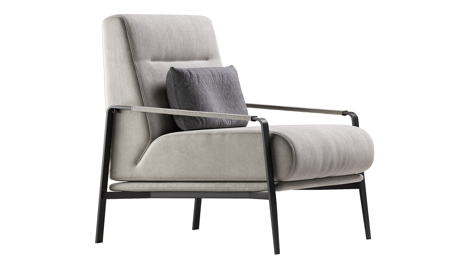 MODENA Fabric Armchair 3D - TurboSquid 2147727