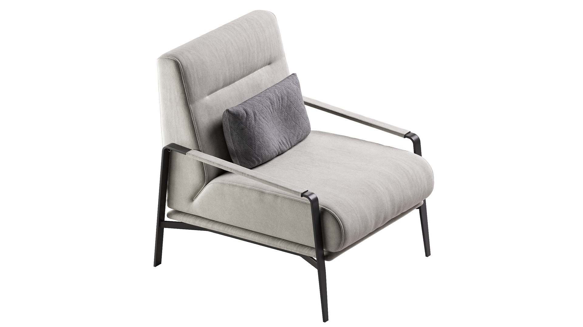 MODENA Fabric Armchair 3D - TurboSquid 2147727