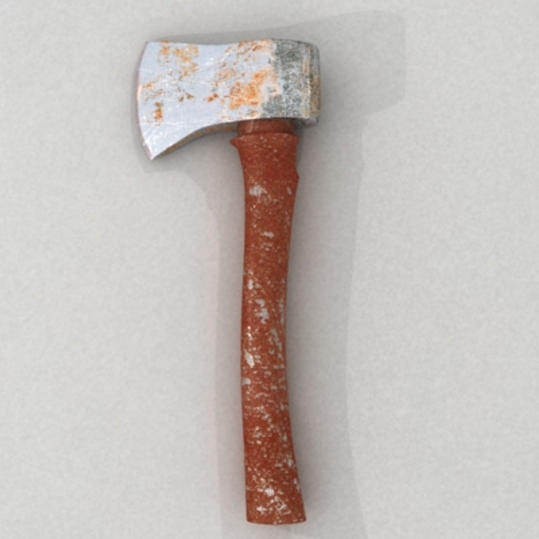 Rusty Axe 3d Model