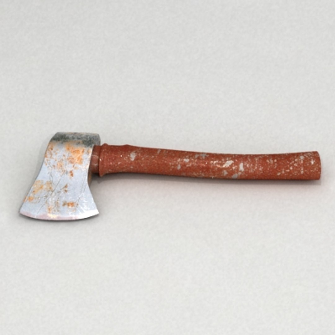 Rusty Axe 3d Model