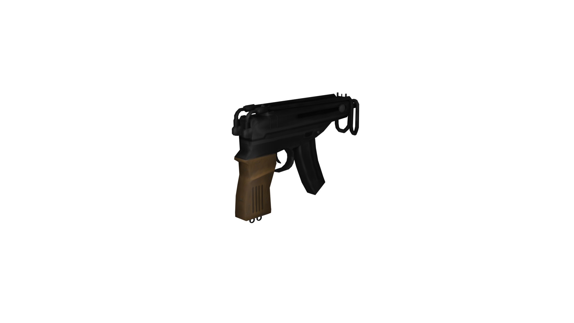 Gun semi-realistic 3D - TurboSquid 1490531