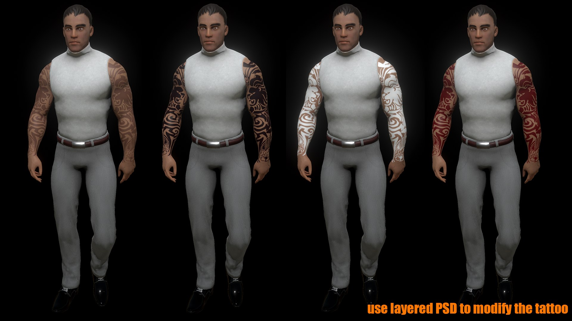 3D Hero Mafia Men - Model - TurboSquid 1390898