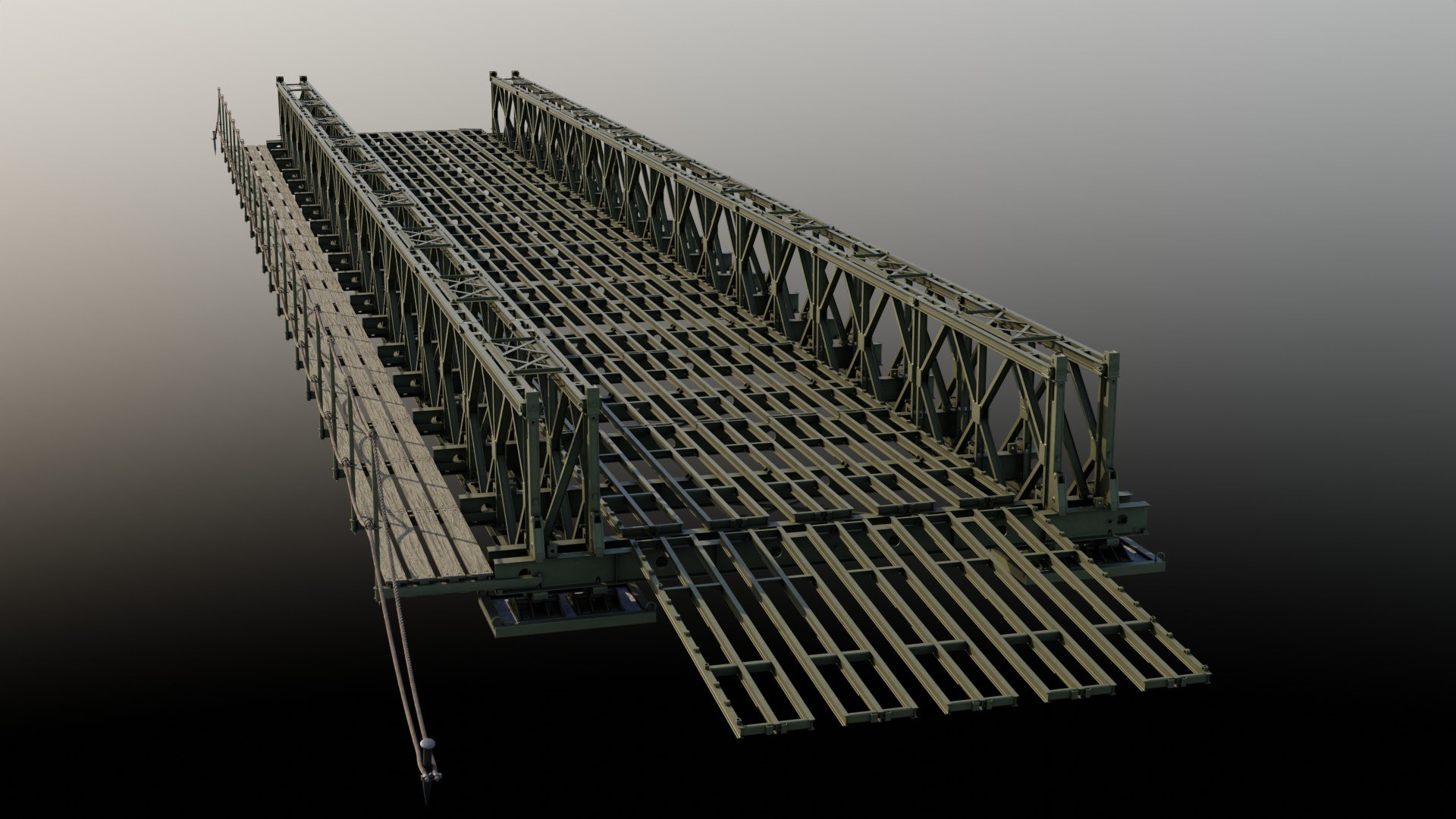 3D Bailey Bridge Model - TurboSquid 2181079