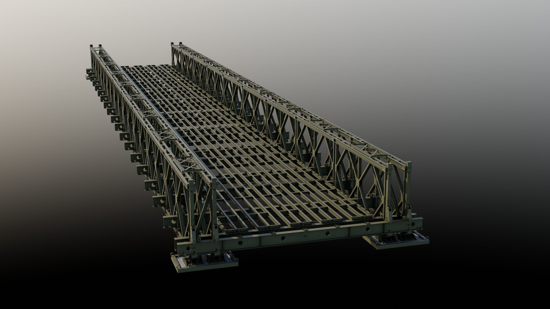 3D Bailey Bridge Model - TurboSquid 2181079