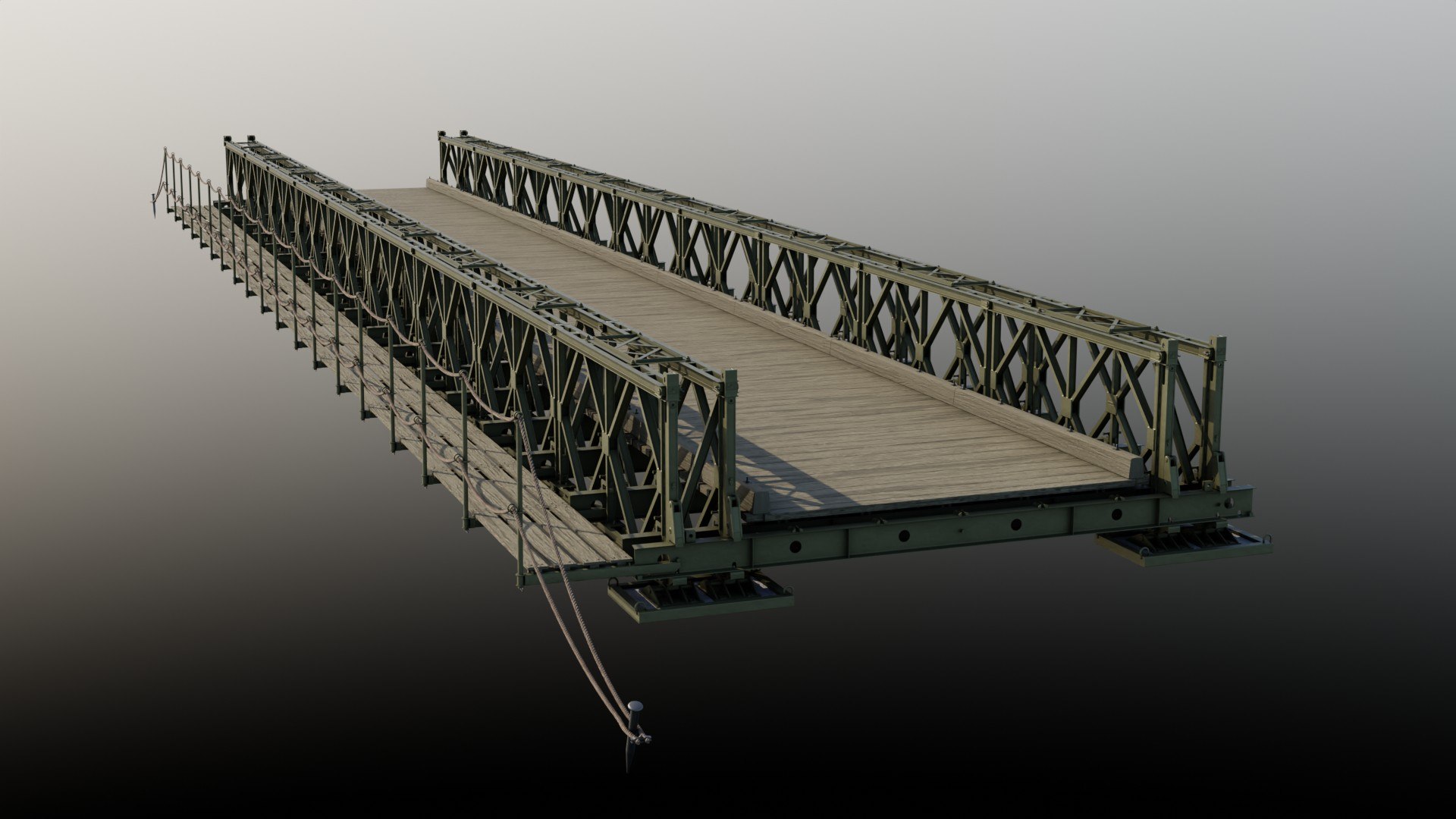 3D Bailey Bridge Model - TurboSquid 2181079