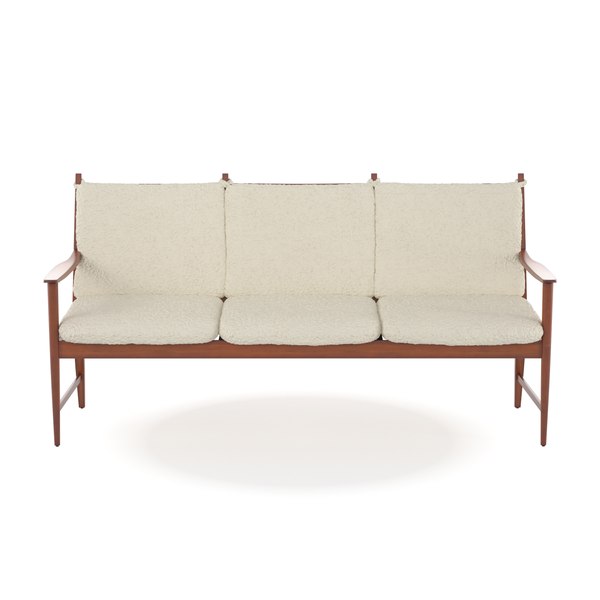 modelo 3d 3 - Seater Sofa Bench - TurboSquid 2055653