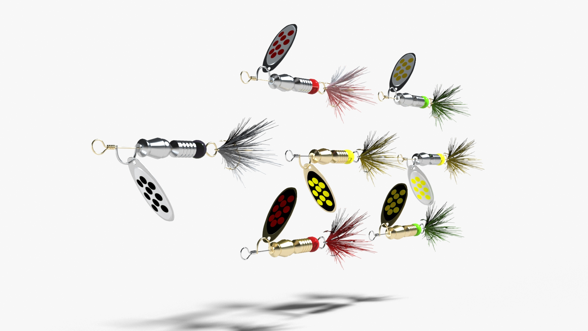 3D Model Trout Spinners - TurboSquid 1937226