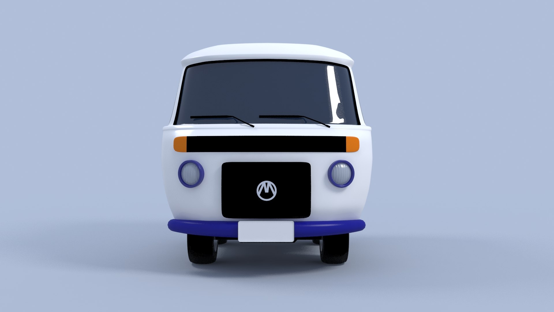 Cartoon kombi 3D model - TurboSquid 1171686