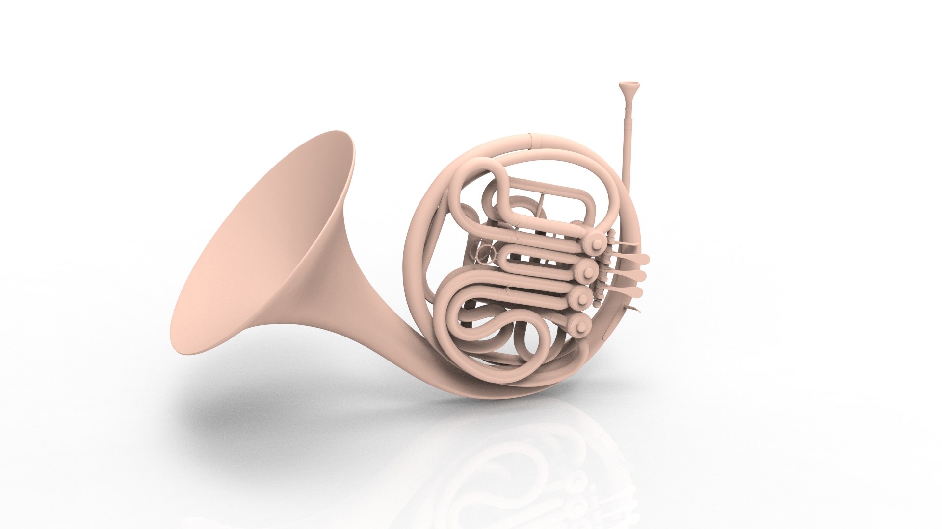 French Horn 3D Model - TurboSquid 2130693