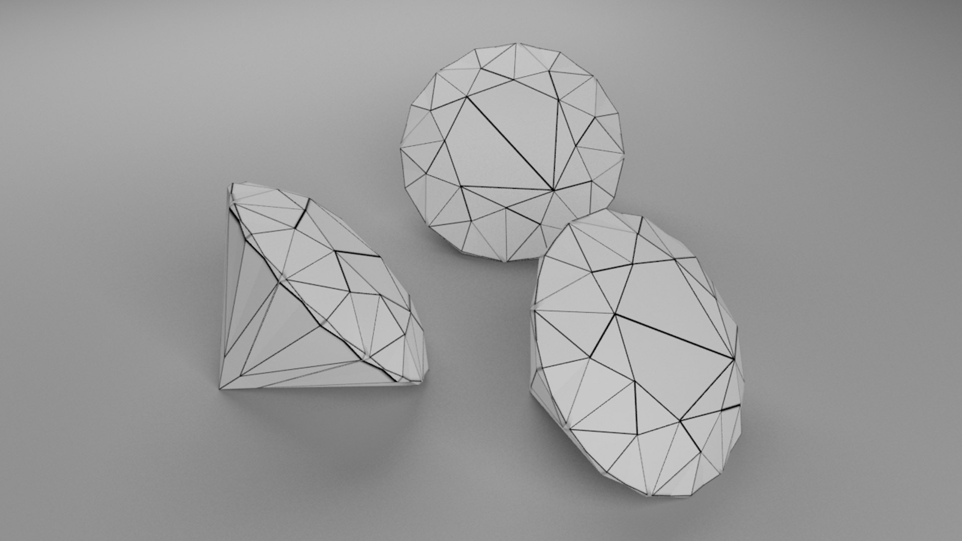 Brilliant Clear Diamond 3d Model