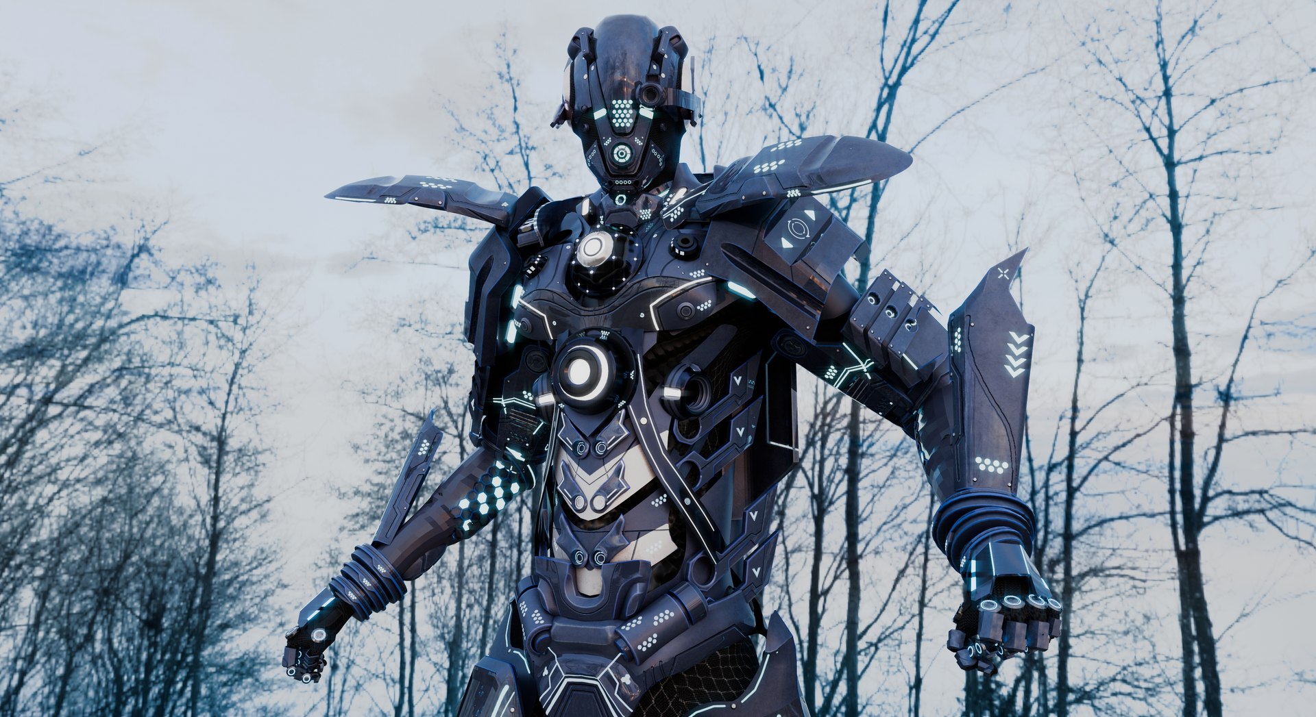 Robot Sci-fi Hardsurface 3D Model - TurboSquid 2269428