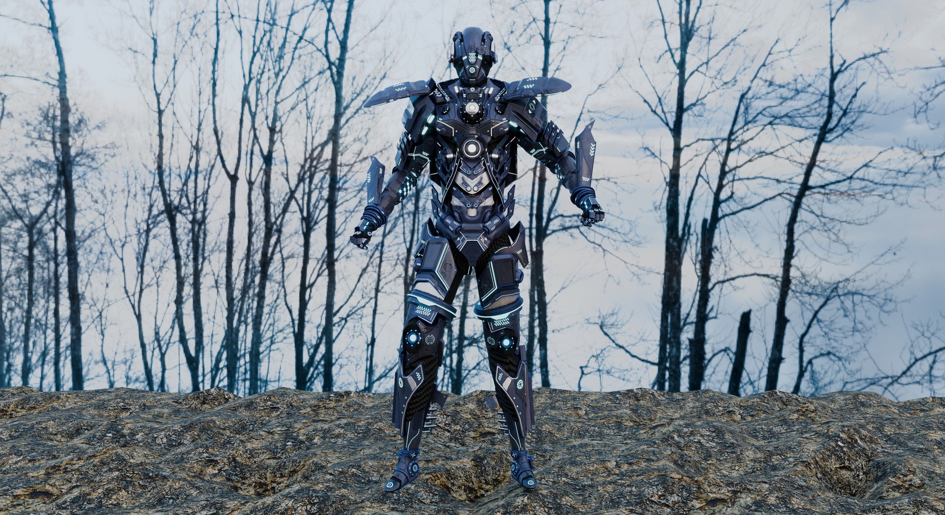 Robot Sci-fi Hardsurface 3D Model - TurboSquid 2269428