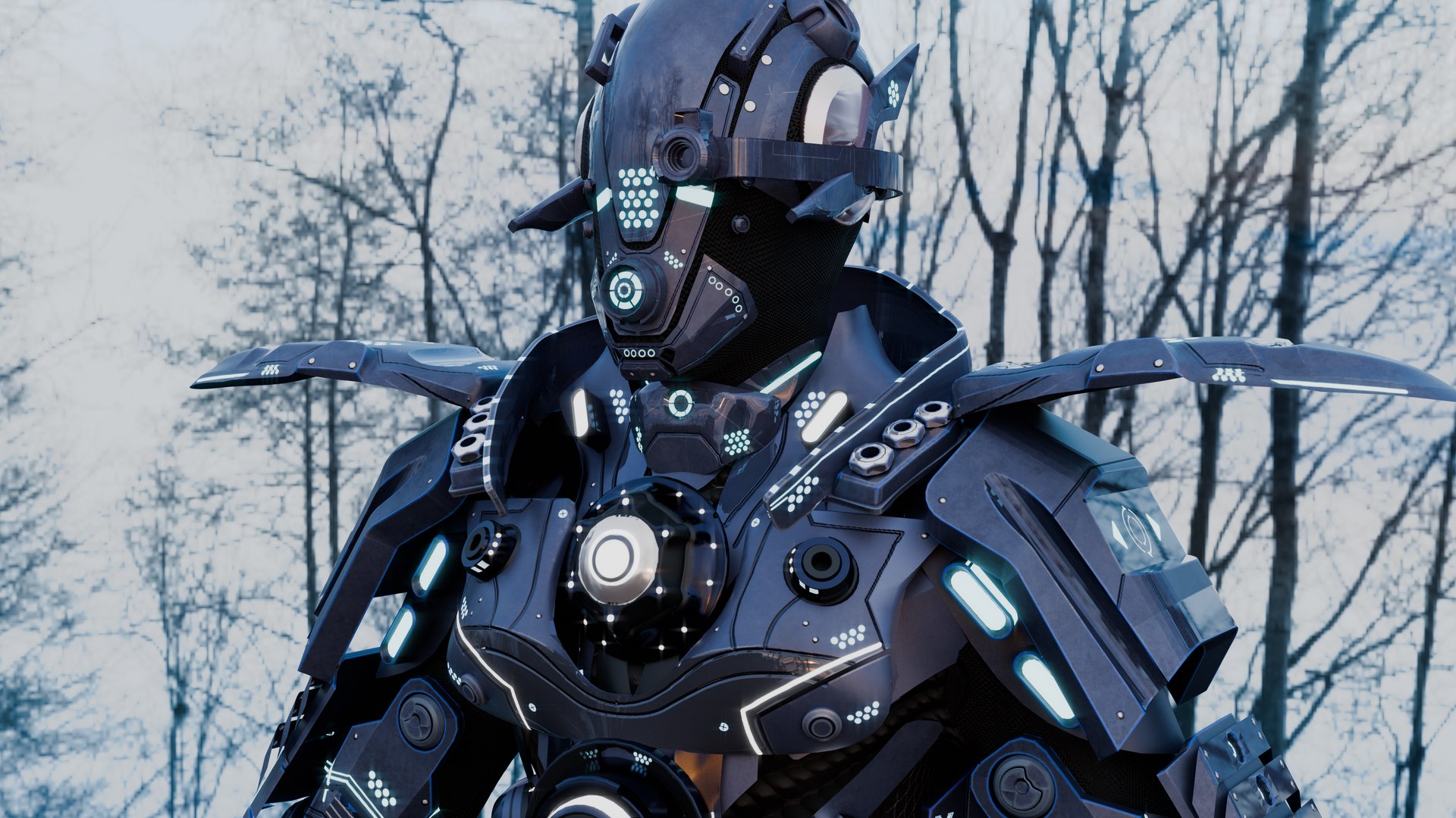 Robot Sci-fi Hardsurface 3D Model - TurboSquid 2269428