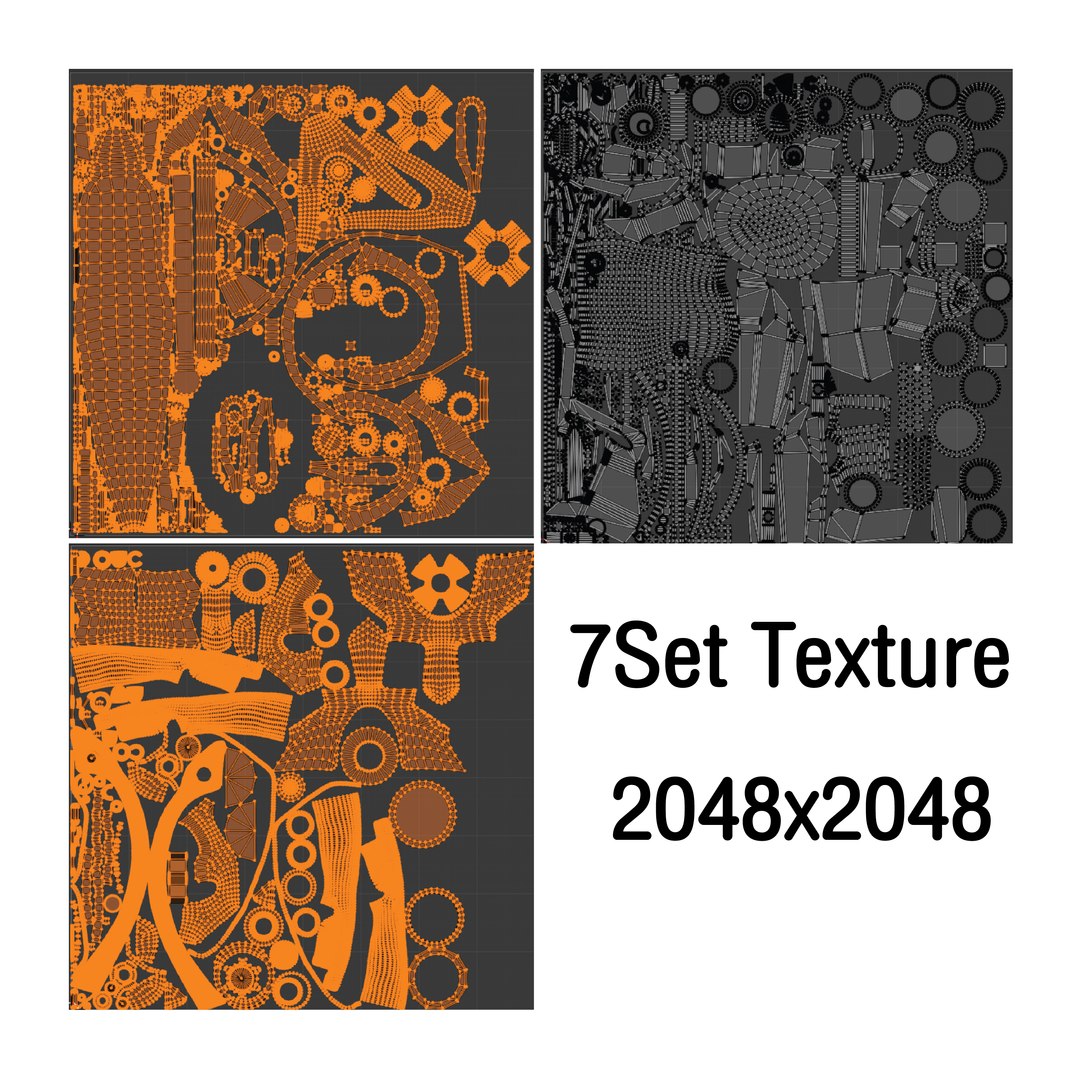 Robot Sci-fi Hardsurface 3D Model - TurboSquid 2269428