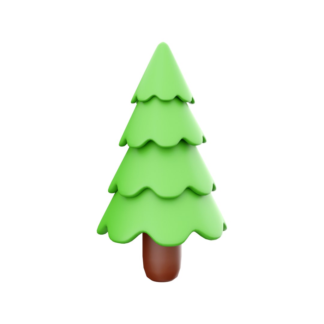 Christmas Tree Icon Model - TurboSquid 2045896