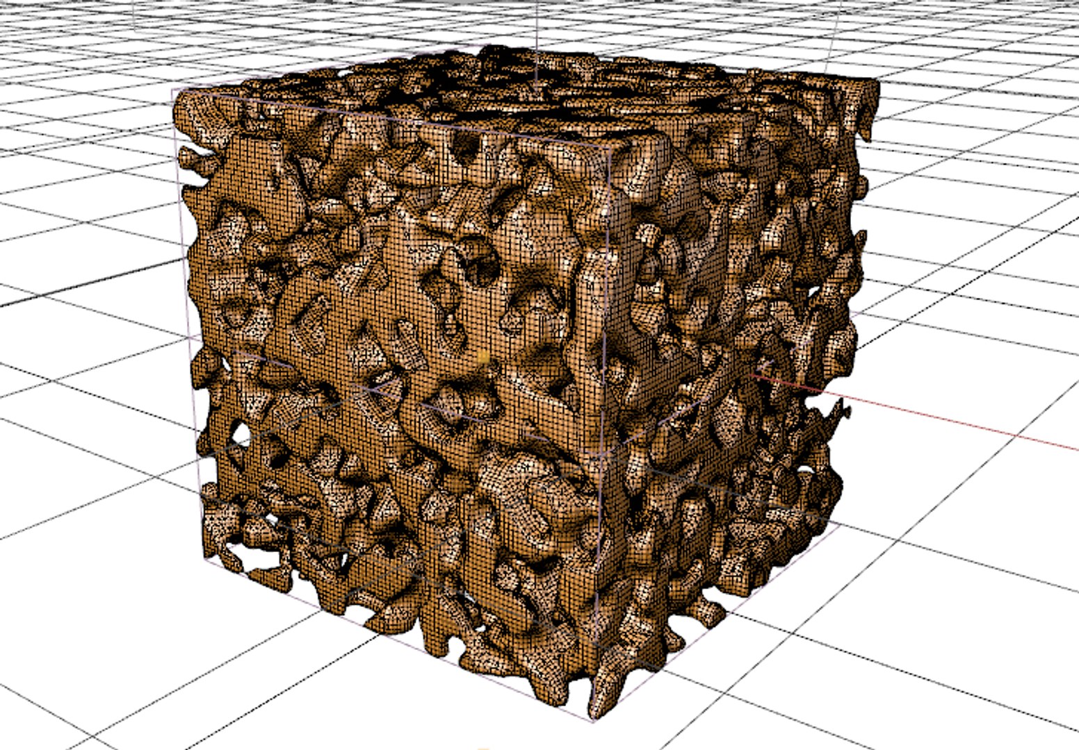 Porous Structure Growth 3d Model Turbosquid 1546357