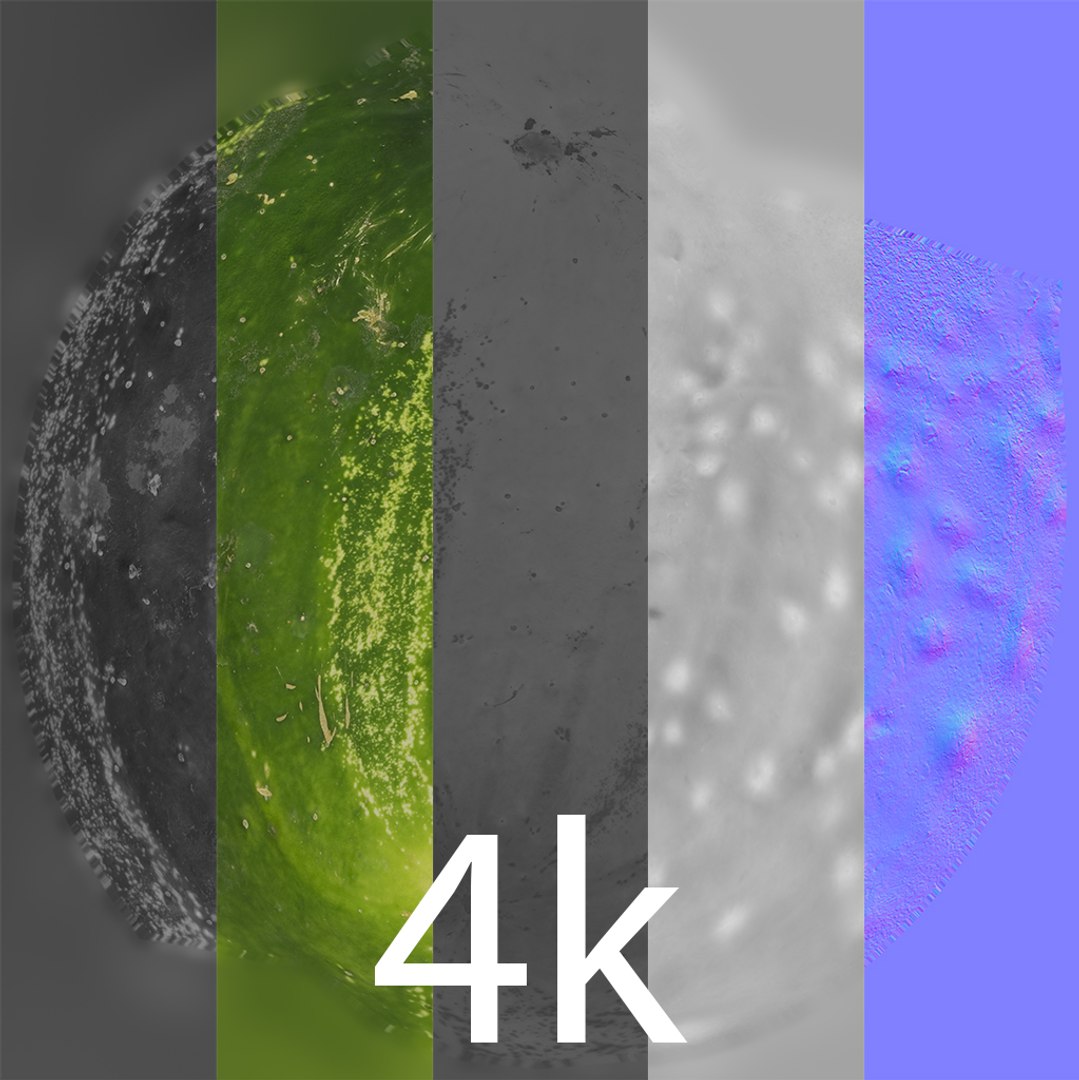 3D cucumber model - TurboSquid 1472419