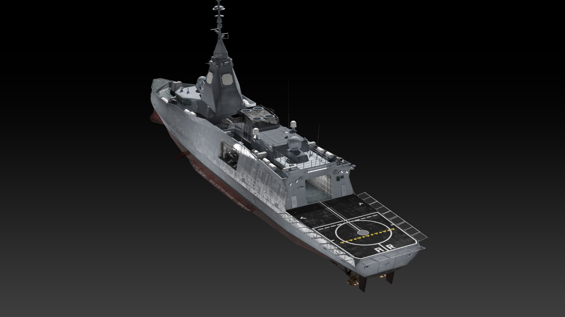 FDI Frigate FS Amiral Ronarch 3D Model - TurboSquid 2399134