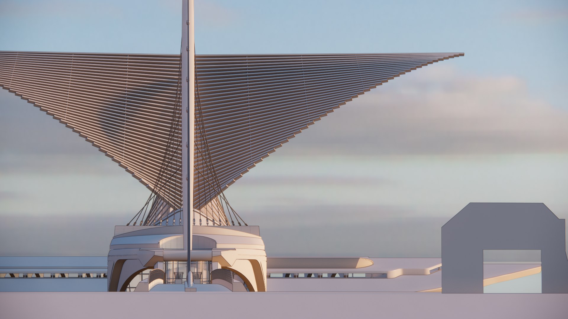 3D Quadracci Pavilion - TurboSquid 1816214
