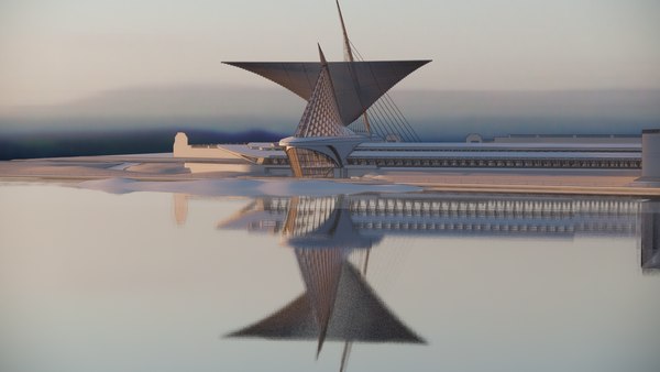 3D Quadracci Pavilion - TurboSquid 1816214