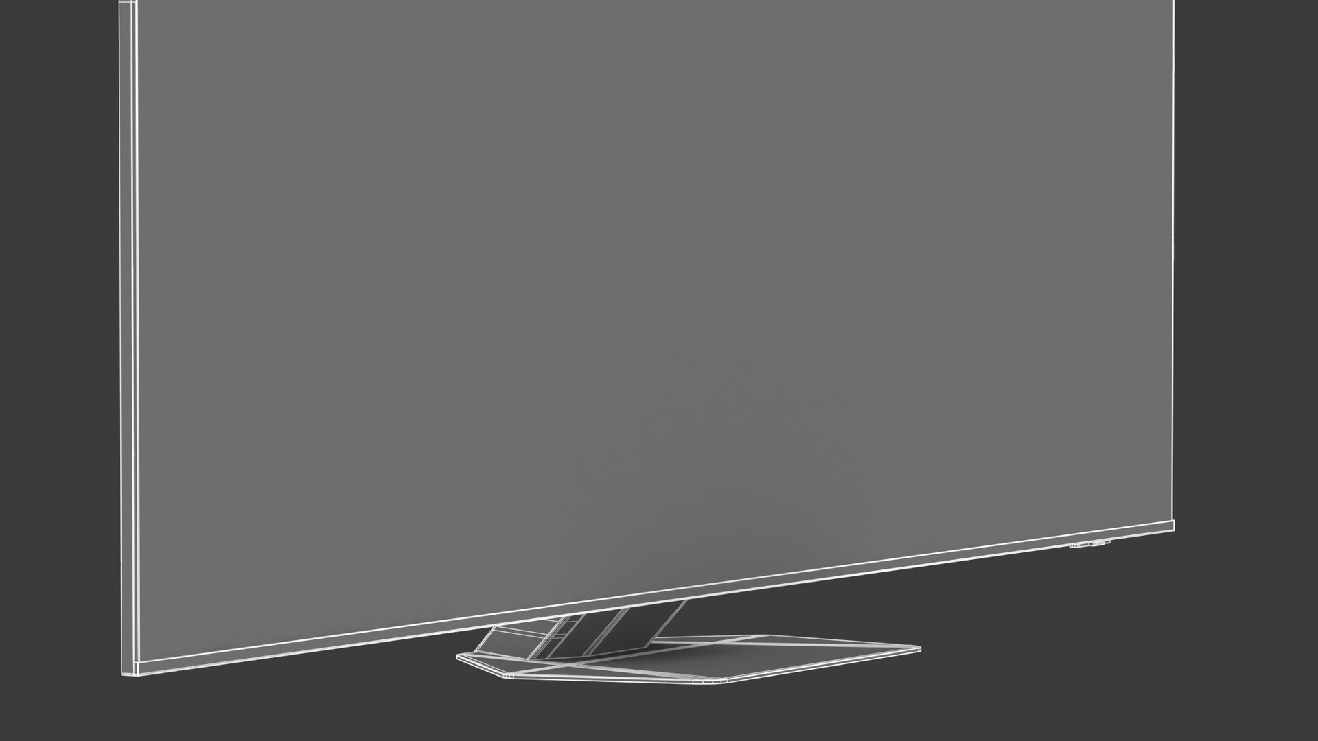 3D Samsung 98 Inches Class QLED 4K Q80C - TurboSquid 2128880