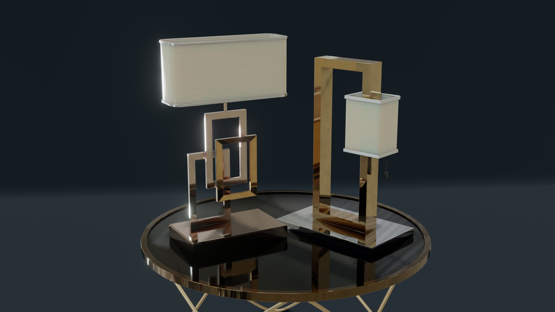 Lamp Table Model - TurboSquid 1706015