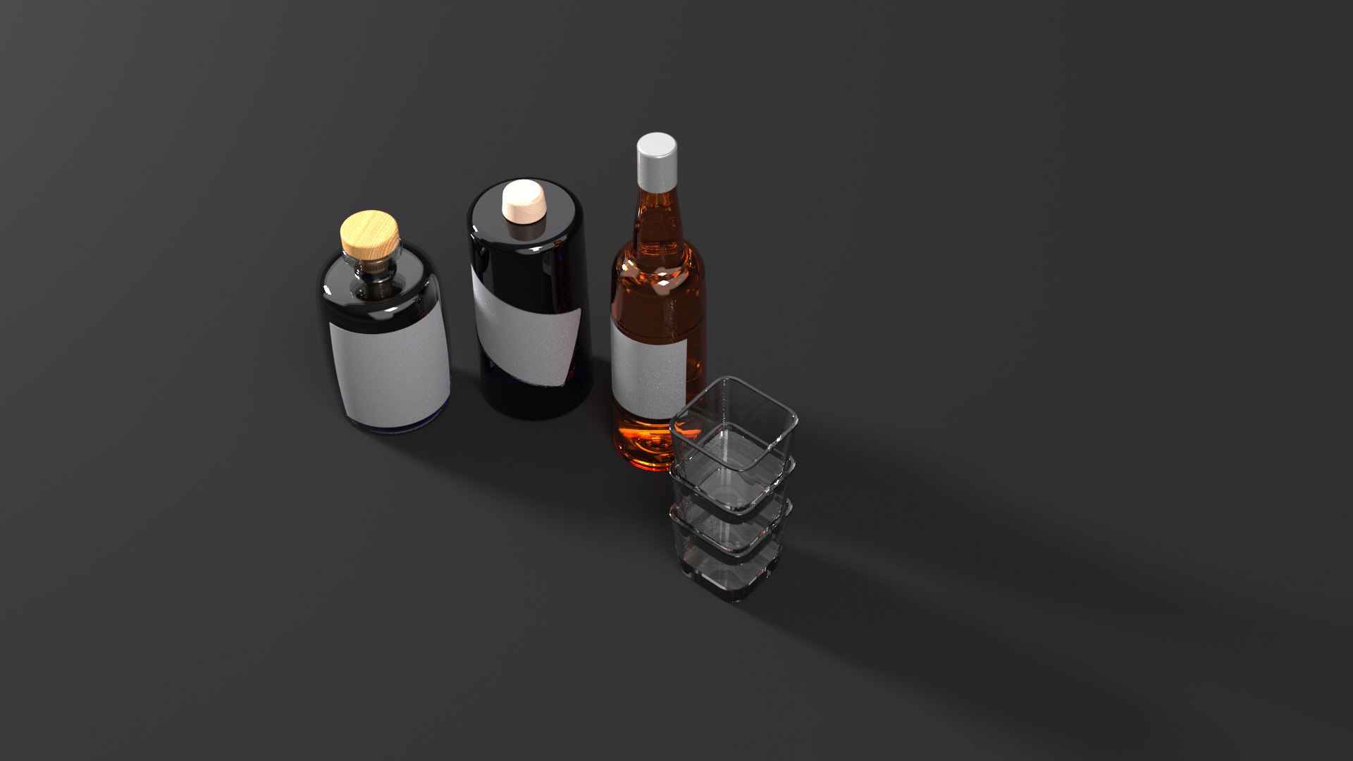 Free Bottles Collection 3D Model - TurboSquid 2188594