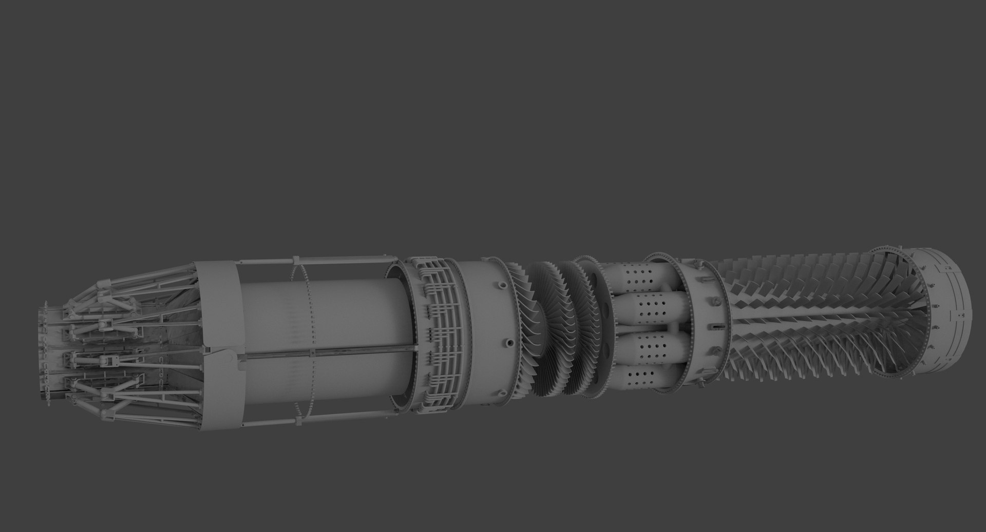 3d Model Jet Engine